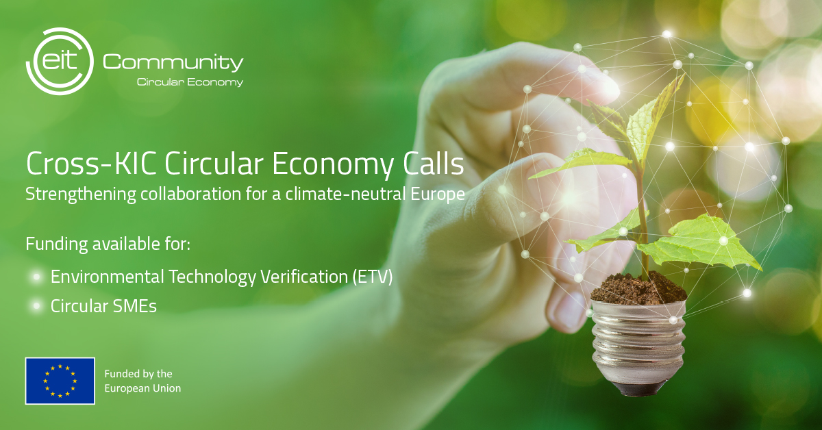 EIT Community launches Cross-KIC Circular Economy Calls - EIT RawMaterials